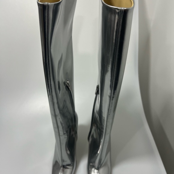 Bottega Veneta | Shoes | Bottega Veneta Metallic Leather Tall Canalazzo ...